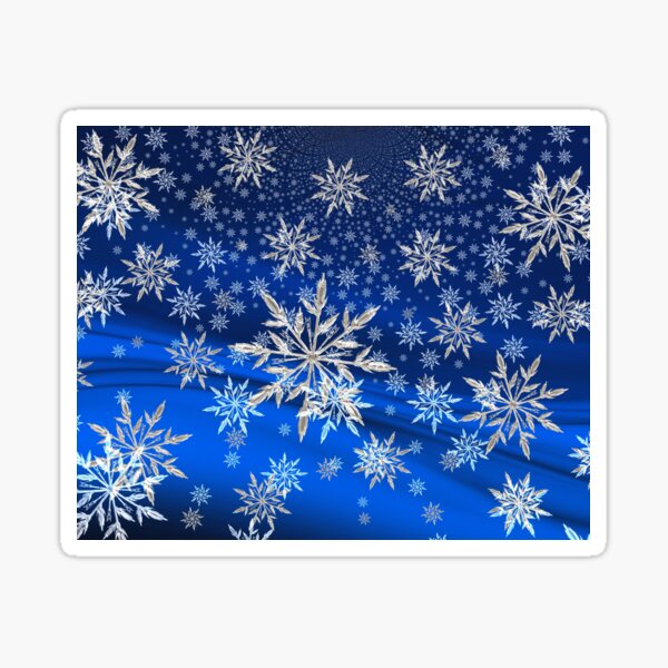"Snowfall" Sticker by KseniaDr | Redbubble