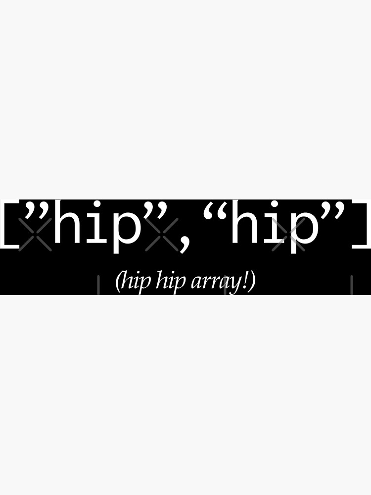 Lámina fotográfica «Hip Hip Array - Matriz de codificación PHP de ...