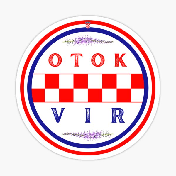 "Croatian Island of Vir" Sticker by FedSherDesign | Redbubble