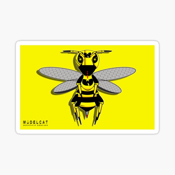 "Killa Bees" Sticker by modelcat | Redbubble