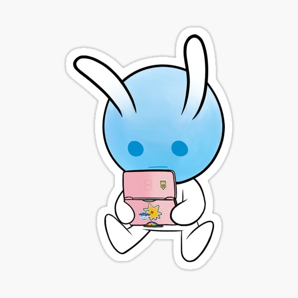 Pegatina «Alien Bunny - WarioWare» de OpraZebb | Redbubble
