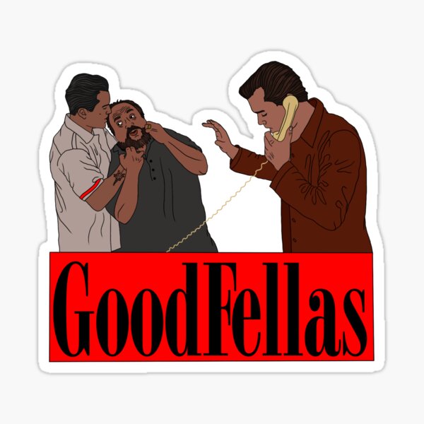 ""Goodfellas" Phone Strangle Scene " Sticker for Sale by motelgemini ...