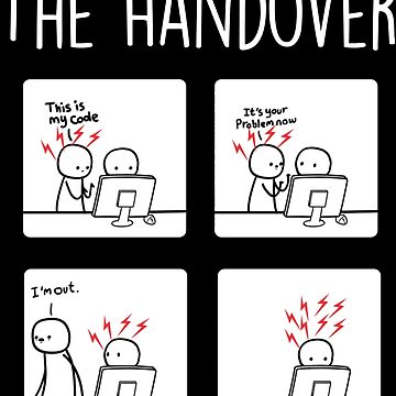 "The Handover - Funny Programmers Meme" Art Board Print for Sale by ...