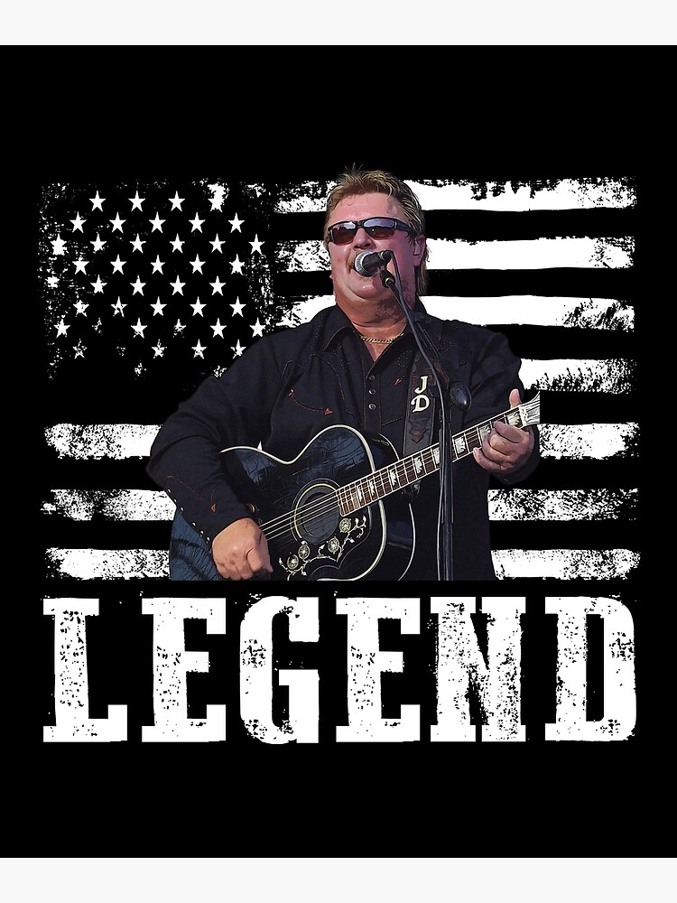 "Distressed American Flag Joe Diffie Music Legend" Poster for Sale by ...