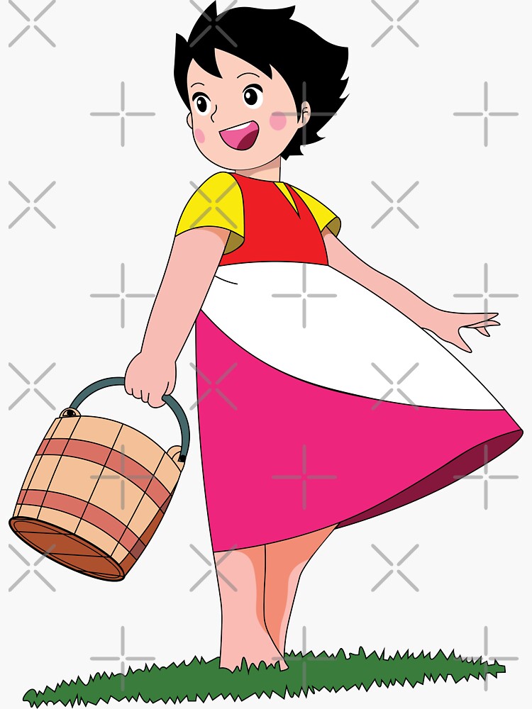 "Happy Heidi" Sticker for Sale by mixtape80 | Redbubble