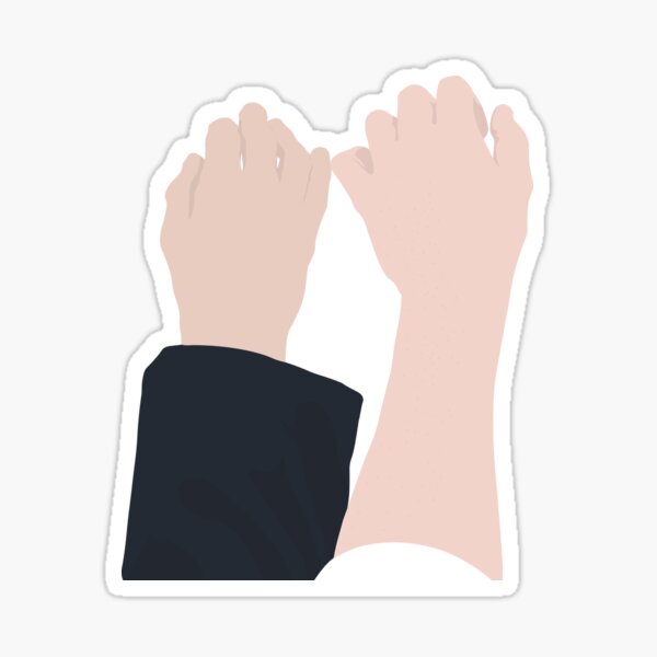 "nick and charlie, hands" Sticker by Pinu92 | Redbubble