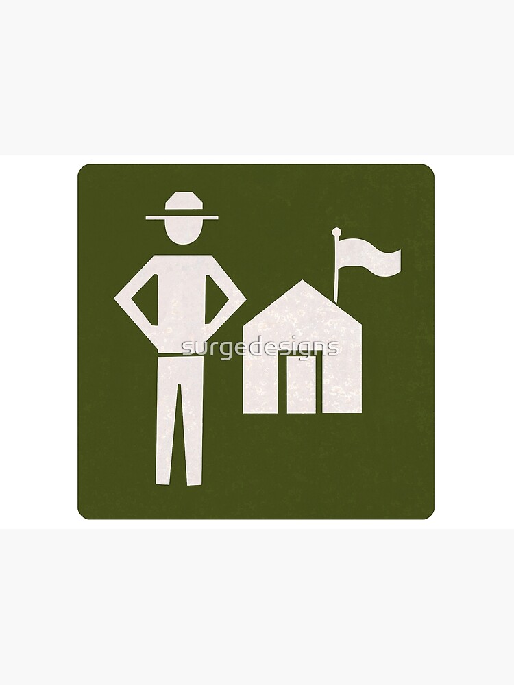 "Outdoor Recreational Park Ranger Road Sign" Photographic Print for ...