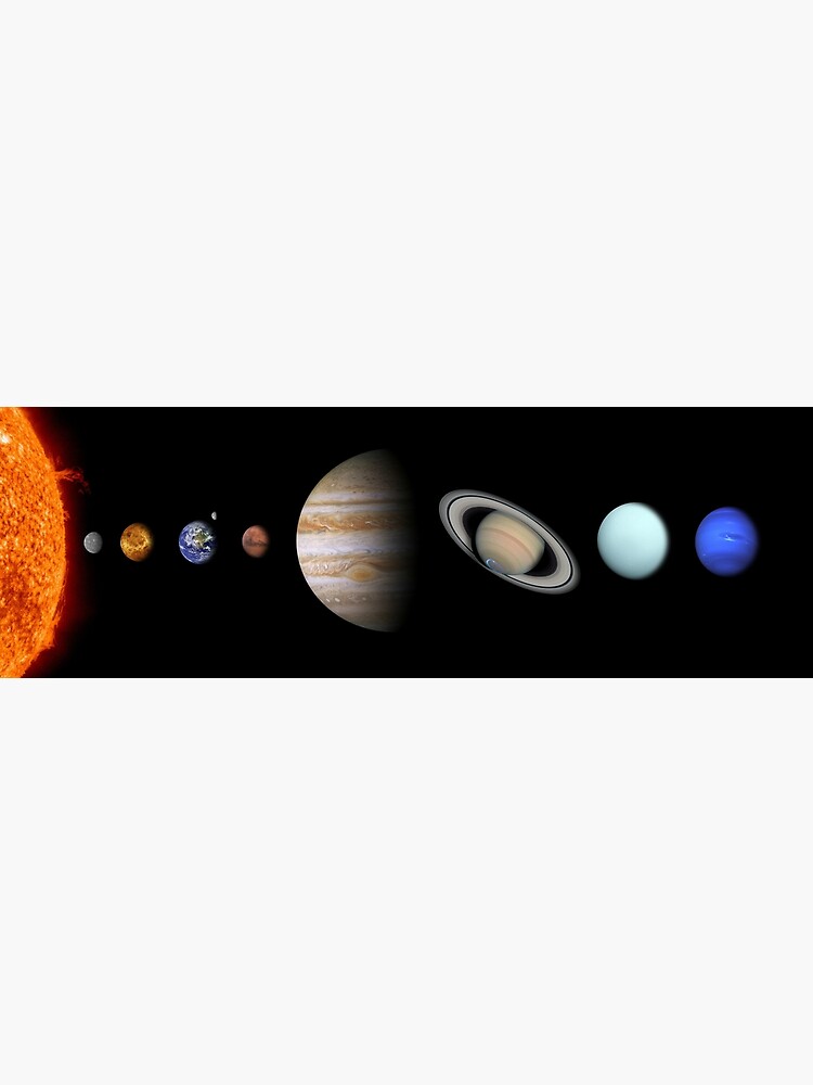 Solar System With All Planets, Astronomy Science Enthusiast Print ...