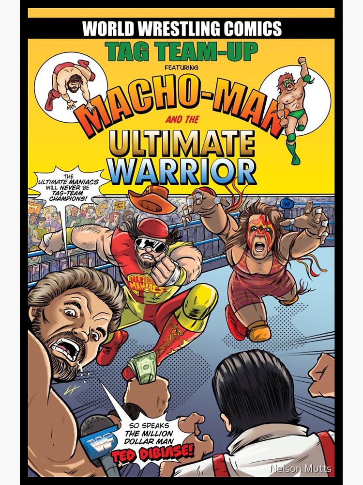 "Ultimate Maniacs" Sticker for Sale by Nelson Mutts | Redbubble