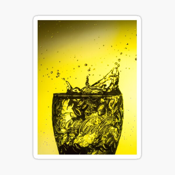 "Pop Art Cold drink fizzy bubbles" Sticker for Sale by Luciesika ...