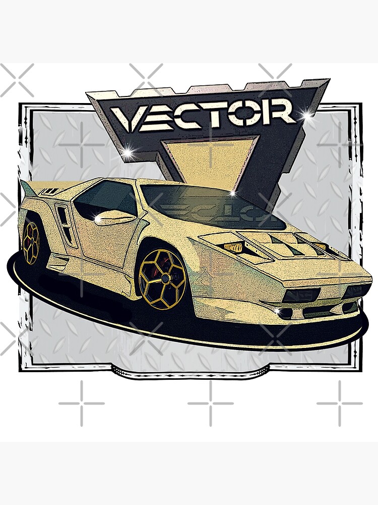 "Vector W8 Sports Car" Poster for Sale by WilcoxPhotoArt | Redbubble