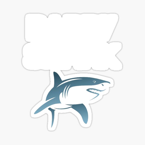 " Vintage Daddy Shark" Sticker by rachidhaz | Redbubble