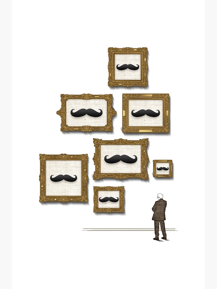"Moustache art" Poster for Sale by emrehazan | Redbubble