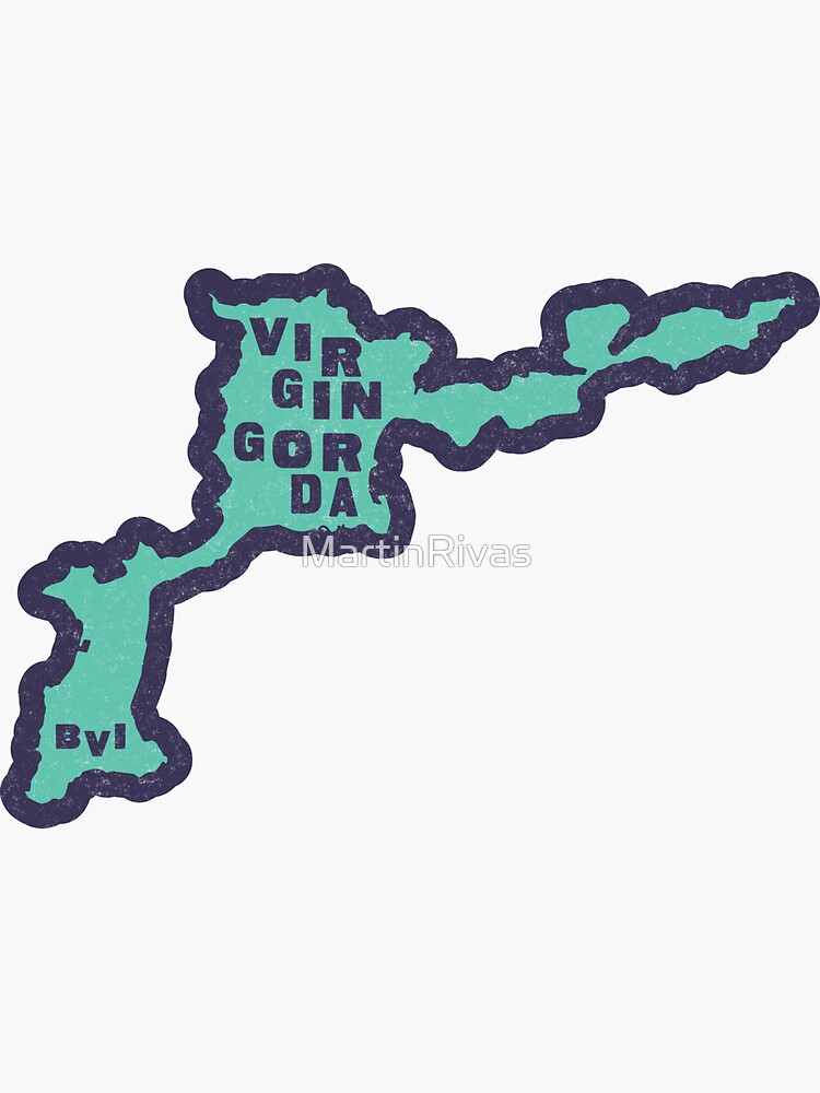 "Virgin Gorda BVI" Sticker by MartinRivas | Redbubble