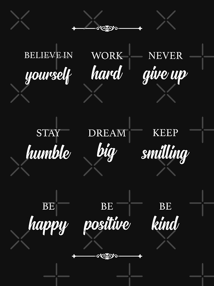 "Daily Affirmations Positive Words Be Happy Be Kind Be Positive Dream ...