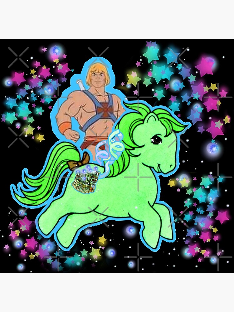 "80s aesthetic he man mlp " Canvas Print for Sale by shesxmagic | Redbubble
