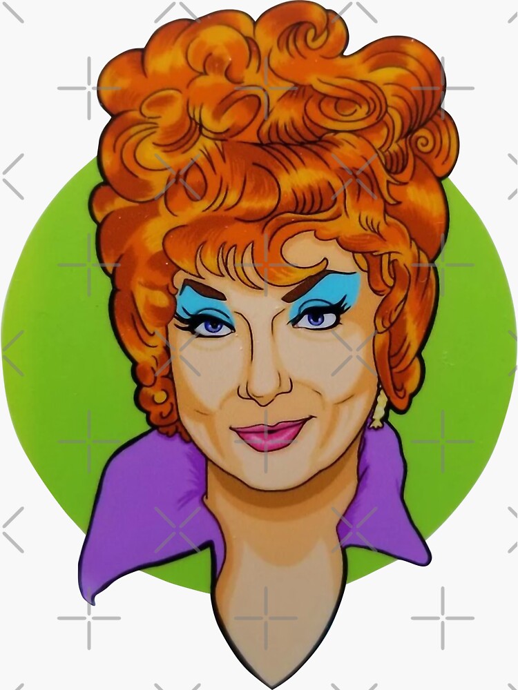 "Bewitched Endora ( powerful witch)" Sticker for Sale by tqt1509 ...