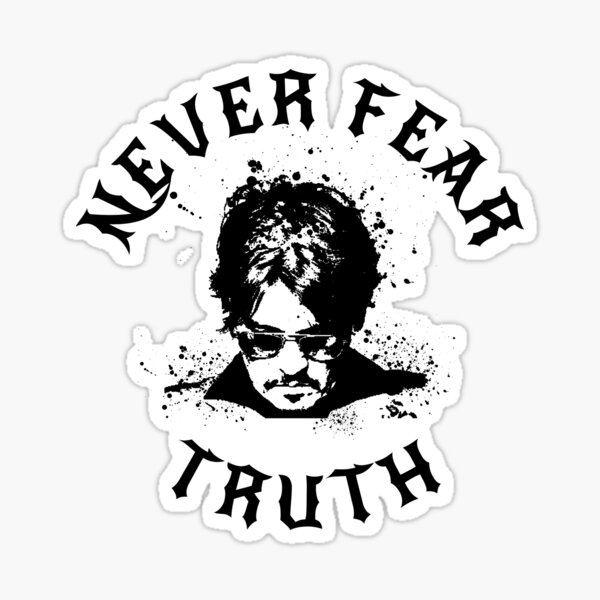 "Justice for Johnny Depp - Never Fear Truth" Sticker by OnyxBlackStudio ...