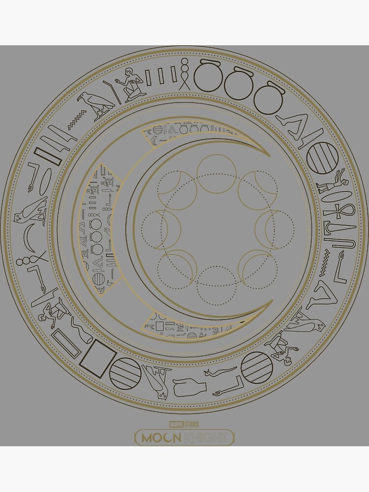 "Moon Knight Hieroglyphics Logo" Canvas Print for Sale by PhillipBeebe ...