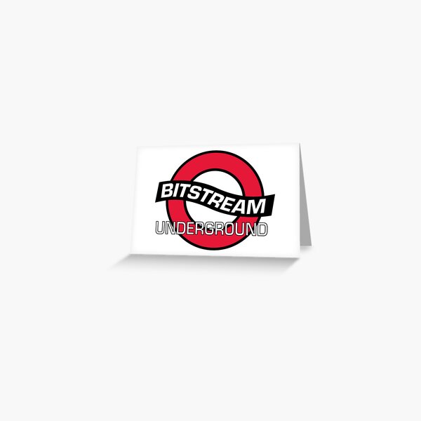 "Bitstream Underground Logo" Greeting Card by JCMunson | Redbubble