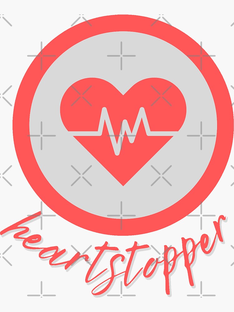 "Heartstopper" Sticker by FallenFeline | Redbubble