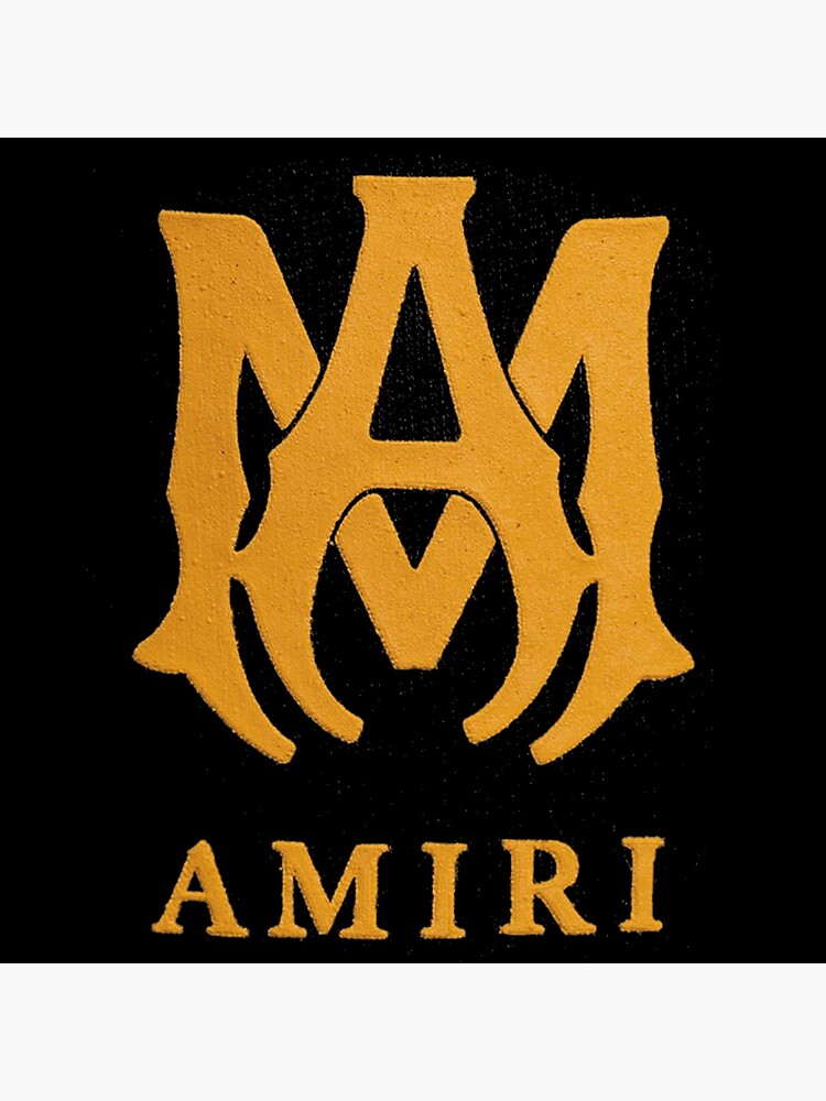 "Original Amiri logo" Art Print for Sale by Hazna | Redbubble