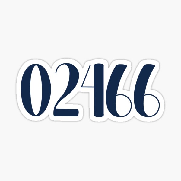"Lasell University Zip Code" Sticker for Sale by cs332 | Redbubble