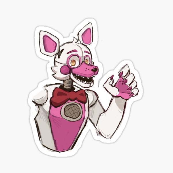 "funtime foxy" Sticker for Sale by archooopy | Redbubble