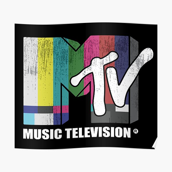 "MTV Retro signal" Poster for Sale by Jofactory | Redbubble