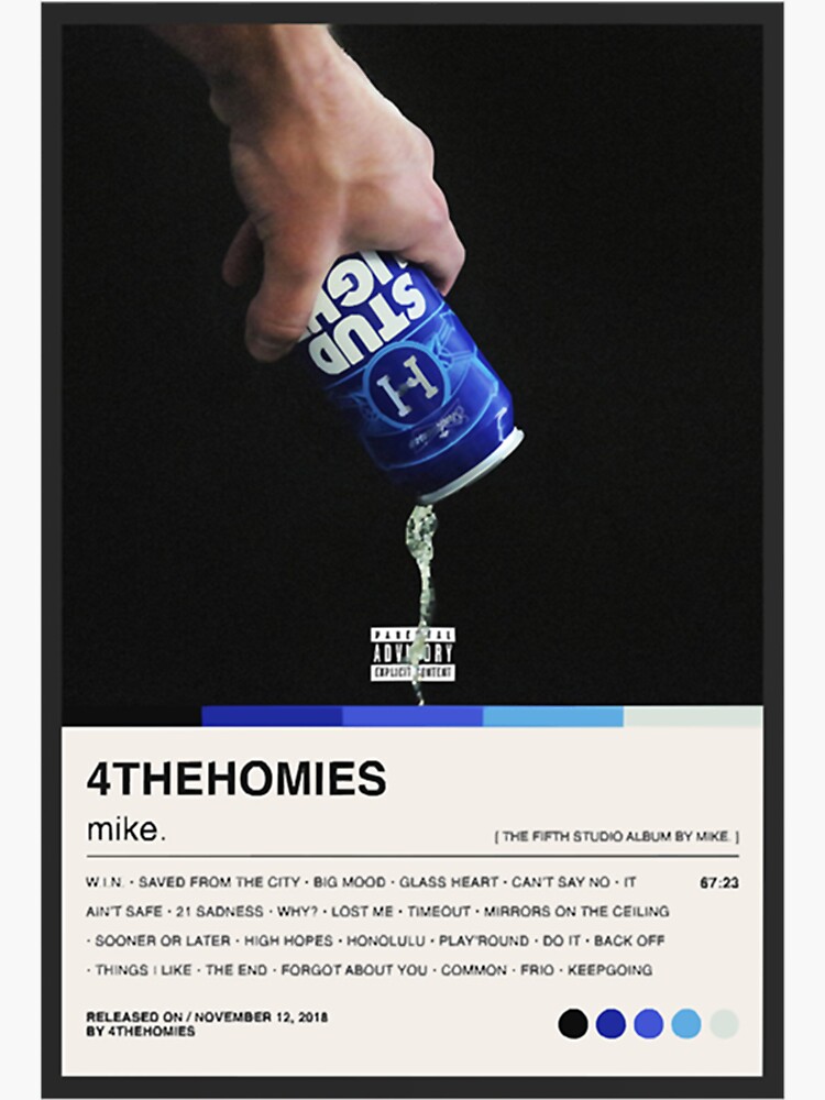 "Mike Stud - 4TheHomies " Sticker for Sale by BabiDragon | Redbubble