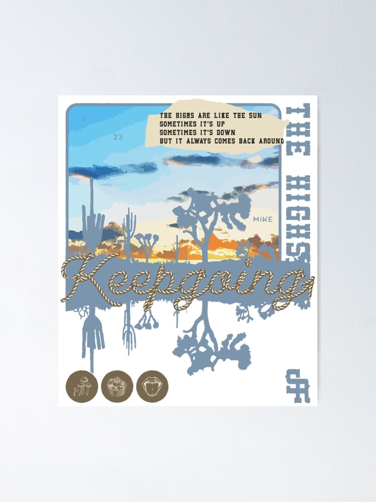 "Mike Stud Merch The Highs X Sr" Poster for Sale by BabiDragon | Redbubble