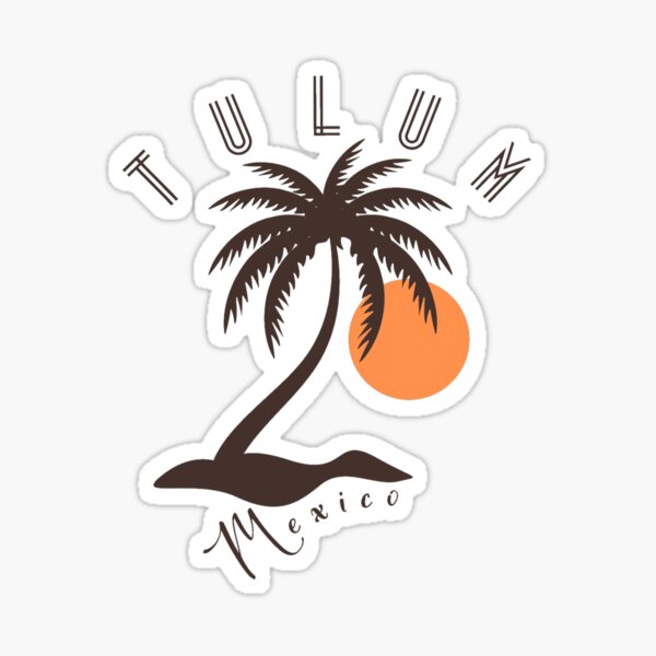 "Art Deco Tulum Mexico - Brown - Retro Beach / Vacation / Cruise ...