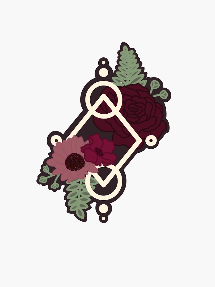 "Flower Symbol" Sticker by Soliasarts | Redbubble