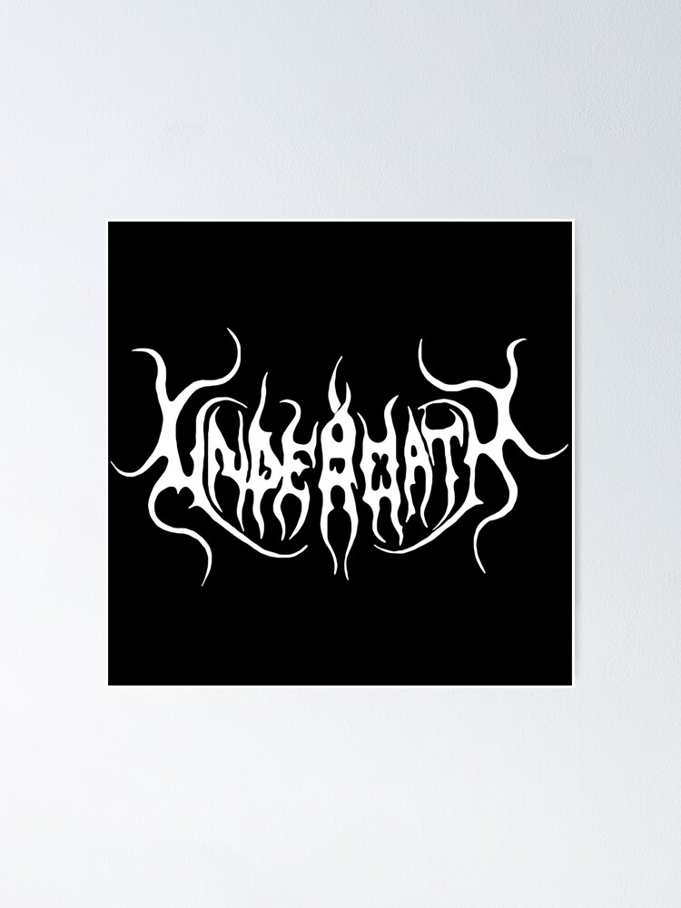 "Underoath Metal Logo" Poster for Sale by TNKART | Redbubble