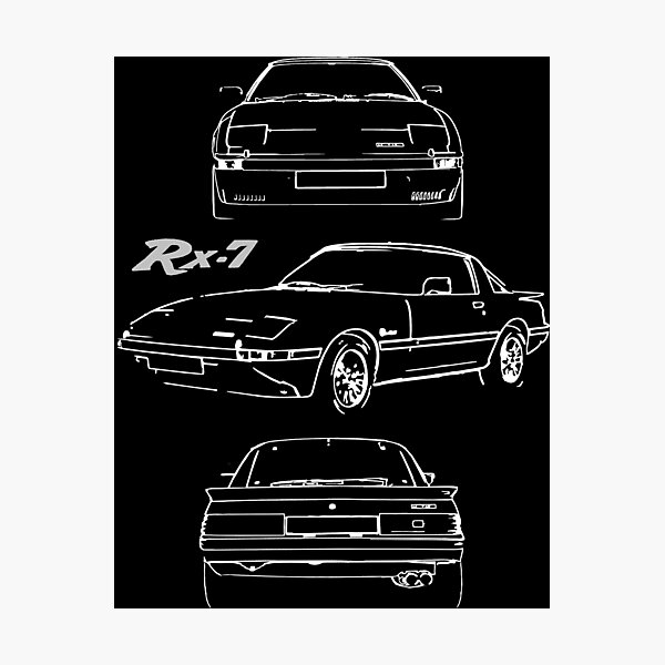 "1985 RX-7 Vintage JDM Car RX7 Japanese Collector Cars " Photographic ...