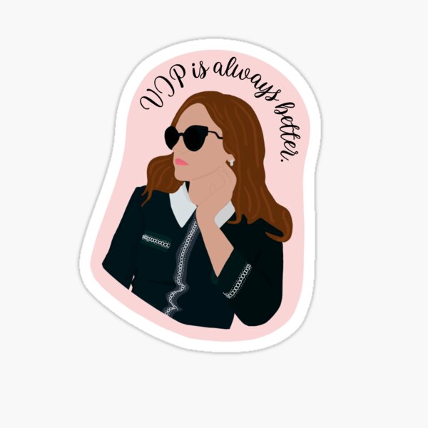 "Anna Delvey - VIP is always better." Sticker by Mghillustration ...