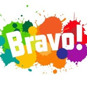 "Bravo ! " Sticker for Sale by Singerevita | Redbubble