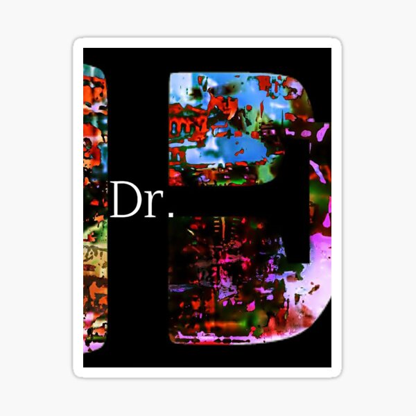 "Dr. E" Sticker by AlchemiesGun | Redbubble