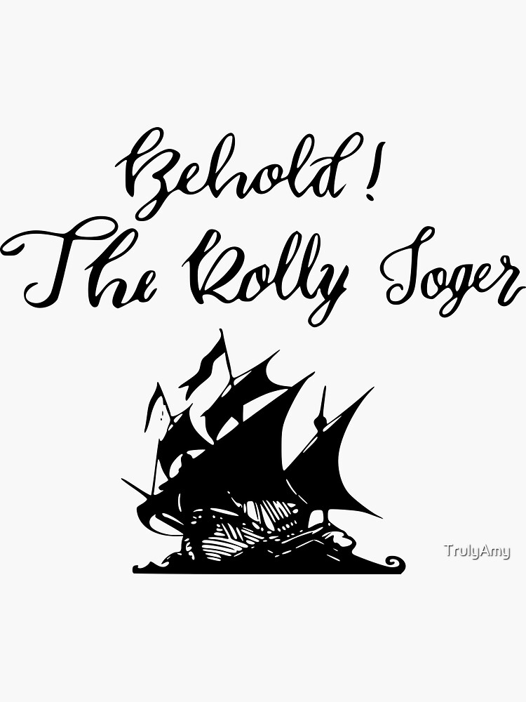 "Captain Hook - Behold! The Rolly Joger" Sticker for Sale by TrulyAmy ...