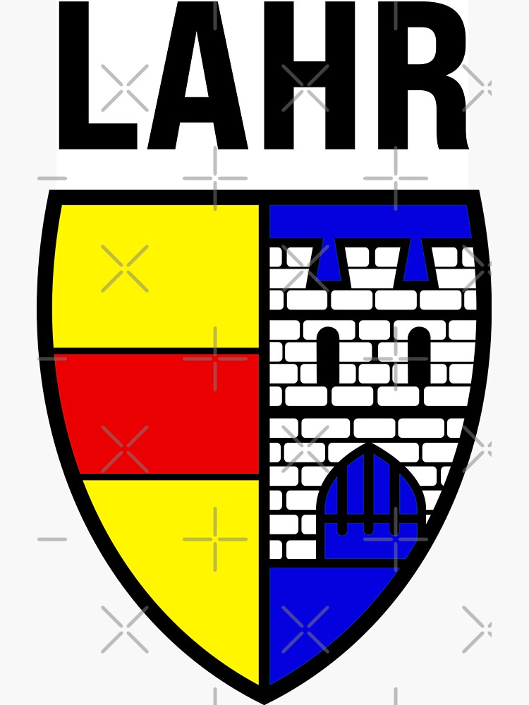 "Lahr | Lahr Germany | Lahr Coat of Arms" Sticker for Sale by Blue-Geko ...