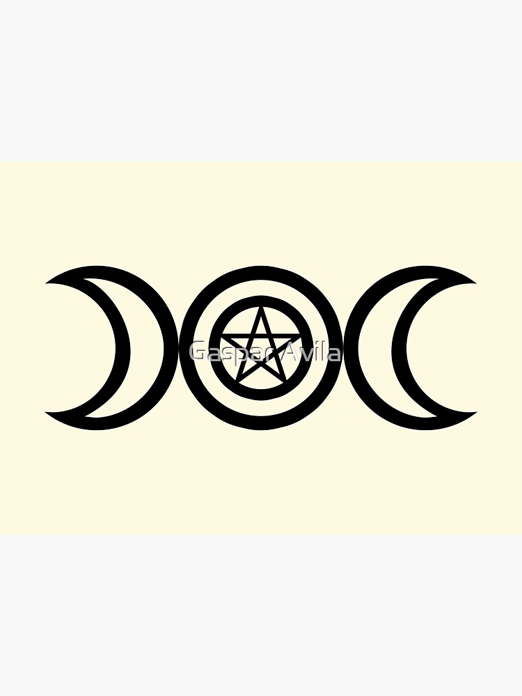 "Triple Moon Symbol" Sticker for Sale by gavila | Redbubble