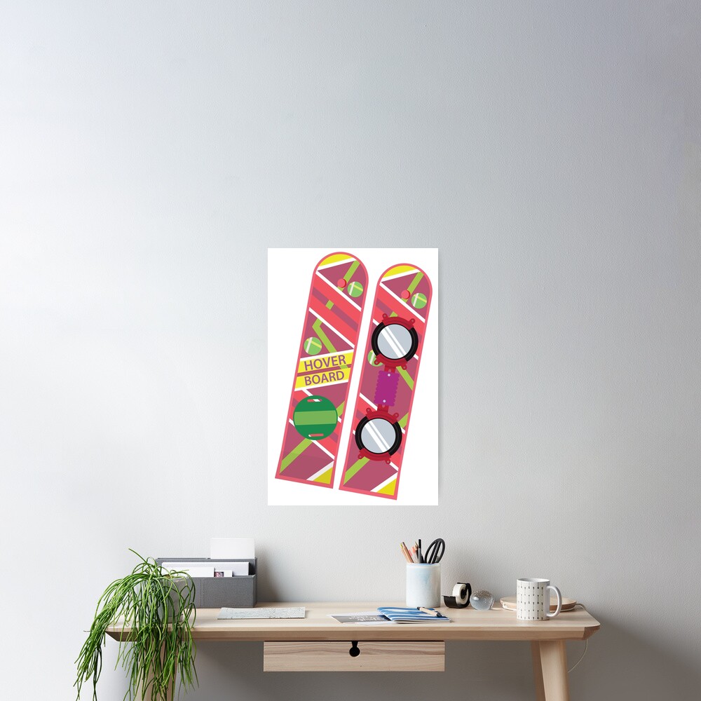 "Back to the Future Hover Board" Poster for Sale by fullsquadprints ...