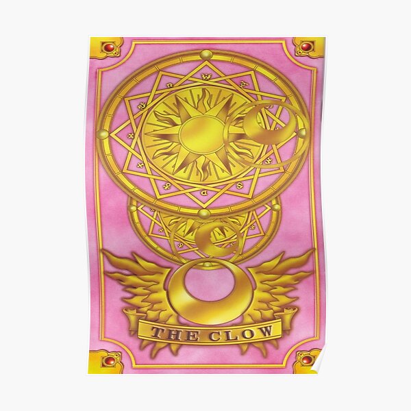 "Cardcaptor Sakura Clow Cards Book" Poster for Sale by Bunniesowo ...