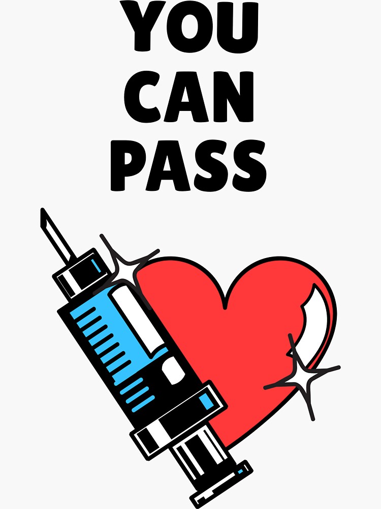 "You Can Pass" Sticker for Sale by maksimore | Redbubble