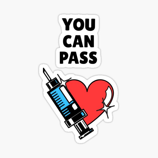 "You Can Pass" Sticker for Sale by maksimore | Redbubble