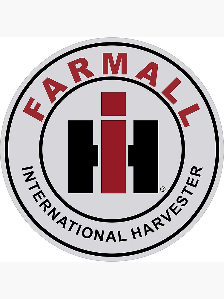 "Farmall International Harvester logo" Poster by peteroldfield | Redbubble