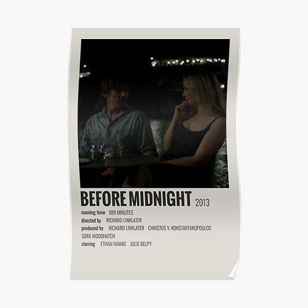 "Before Midnight (2013)" Poster by MoviePolaroid | Redbubble