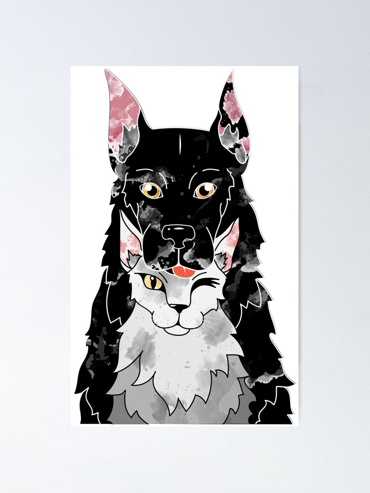 "Rin and Seri, Inseparable Watercolor" Poster for Sale by marivin ...