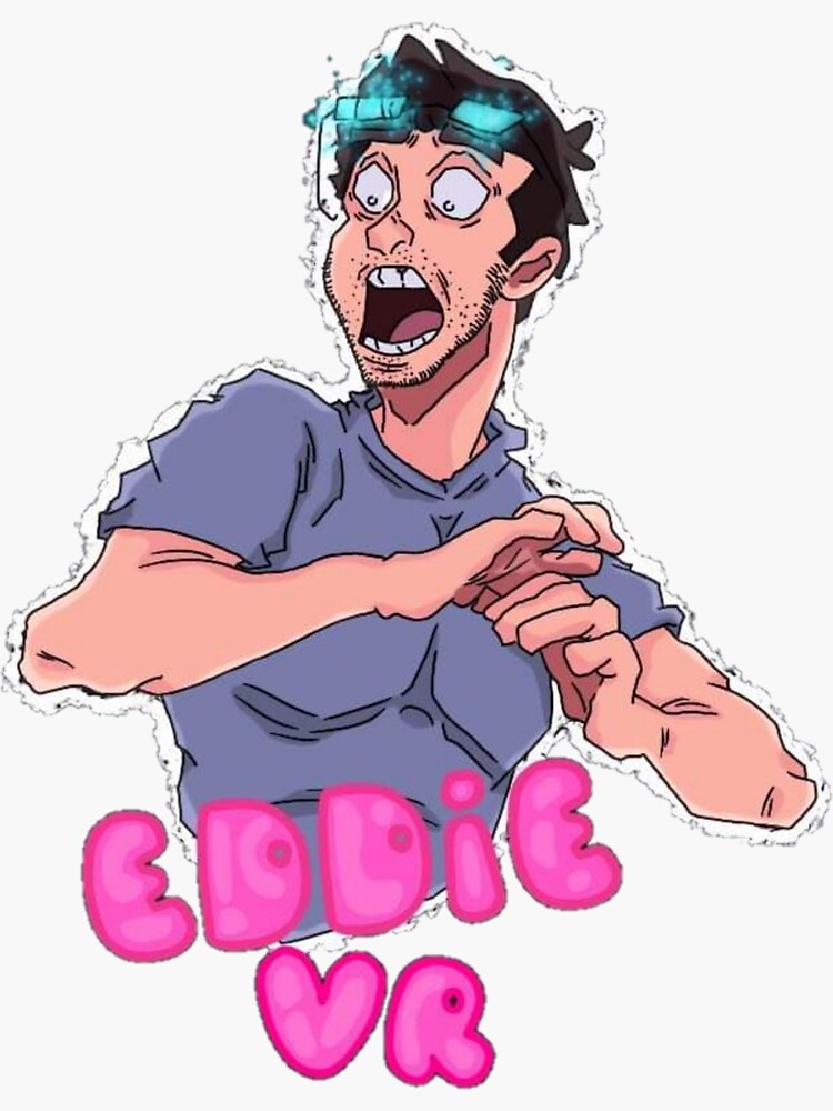 "*TRENDING* Cool Eddievr Merch Sticker Design" Sticker for Sale by ...