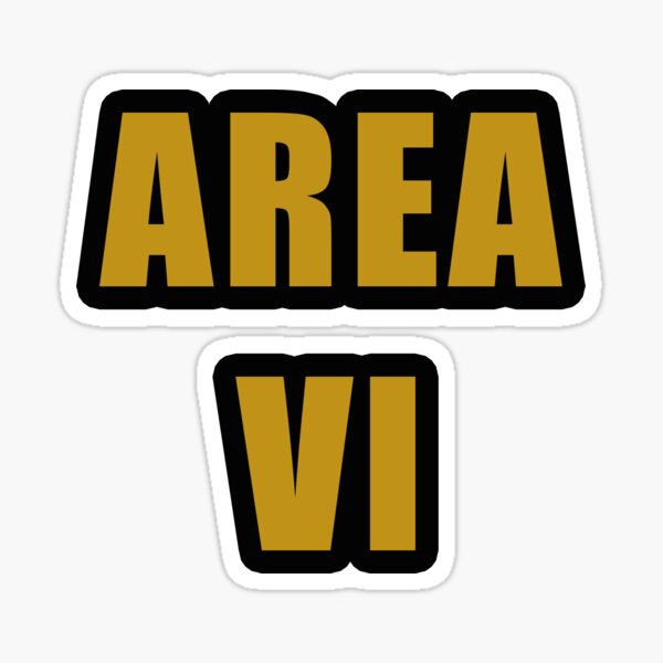 "AREA VI As Seen In billie concert" Sticker by DoFlamingo-7 | Redbubble